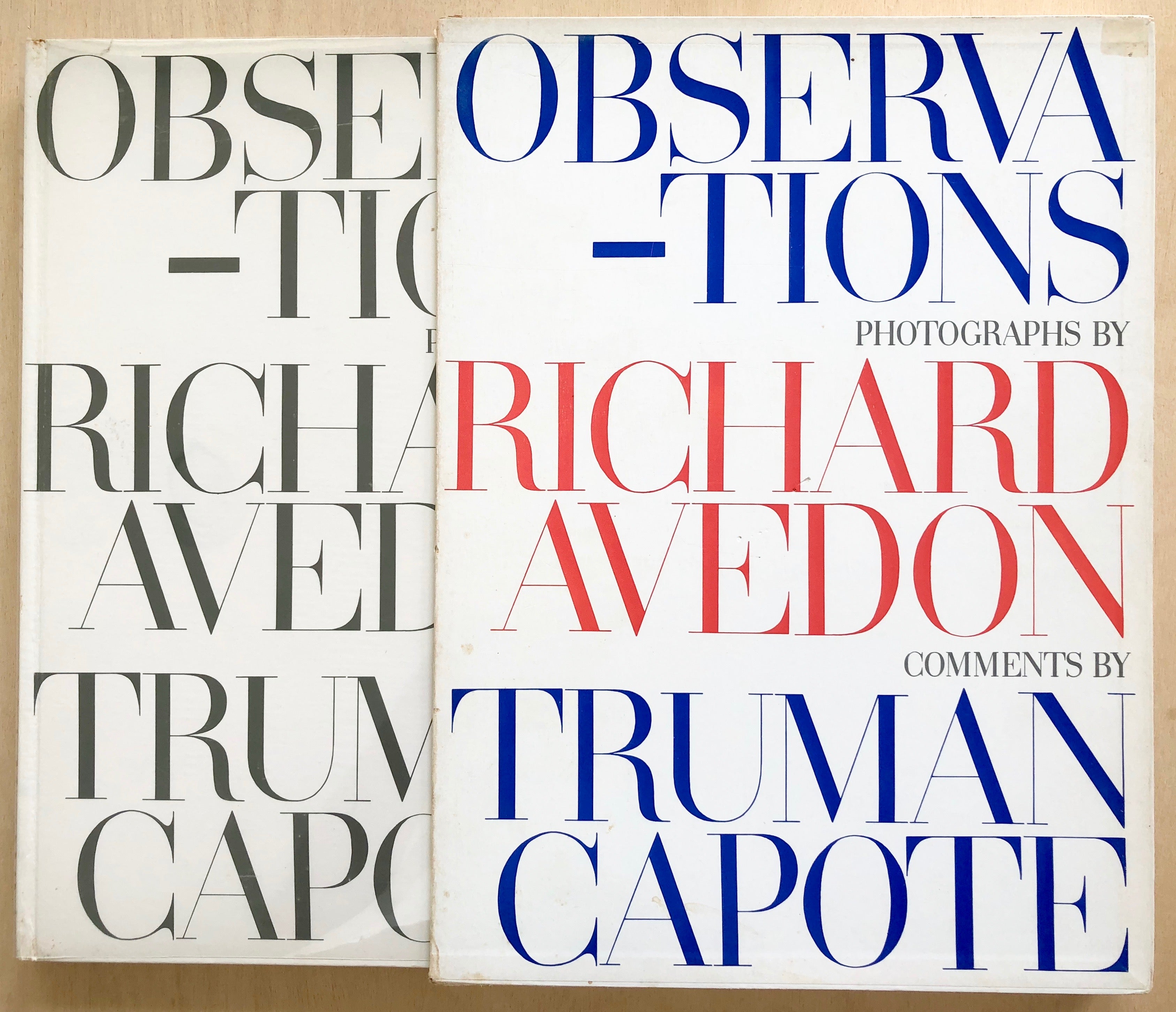 OBSERVATIONS: Photographs by Richard Avedon, Comments by Truman Capote ...