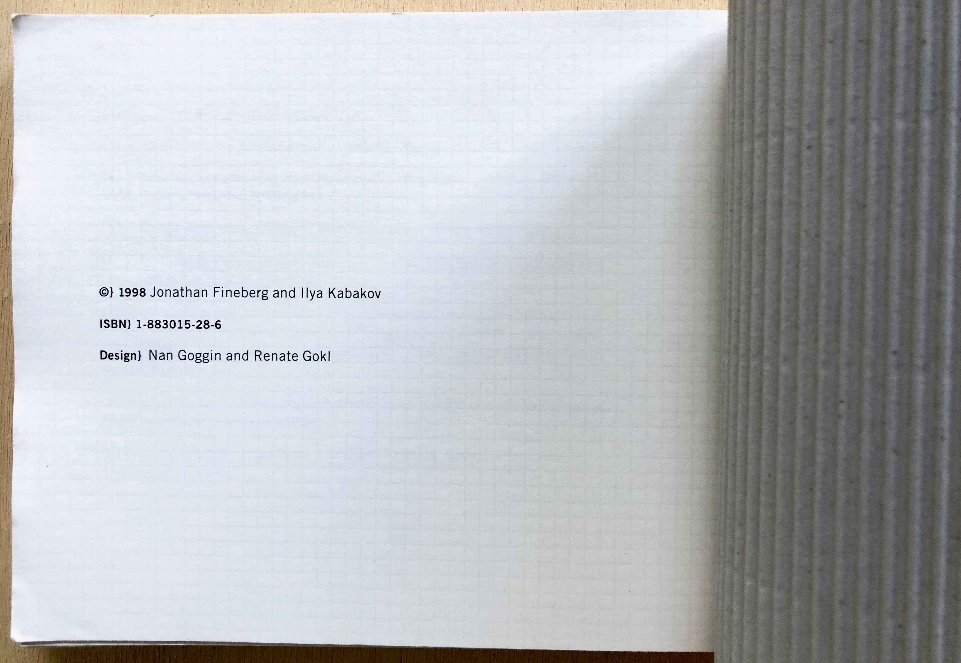 THE BOAT OF MY LIFE by Ilya Kabakov with text by Jonathon Fineberg ...