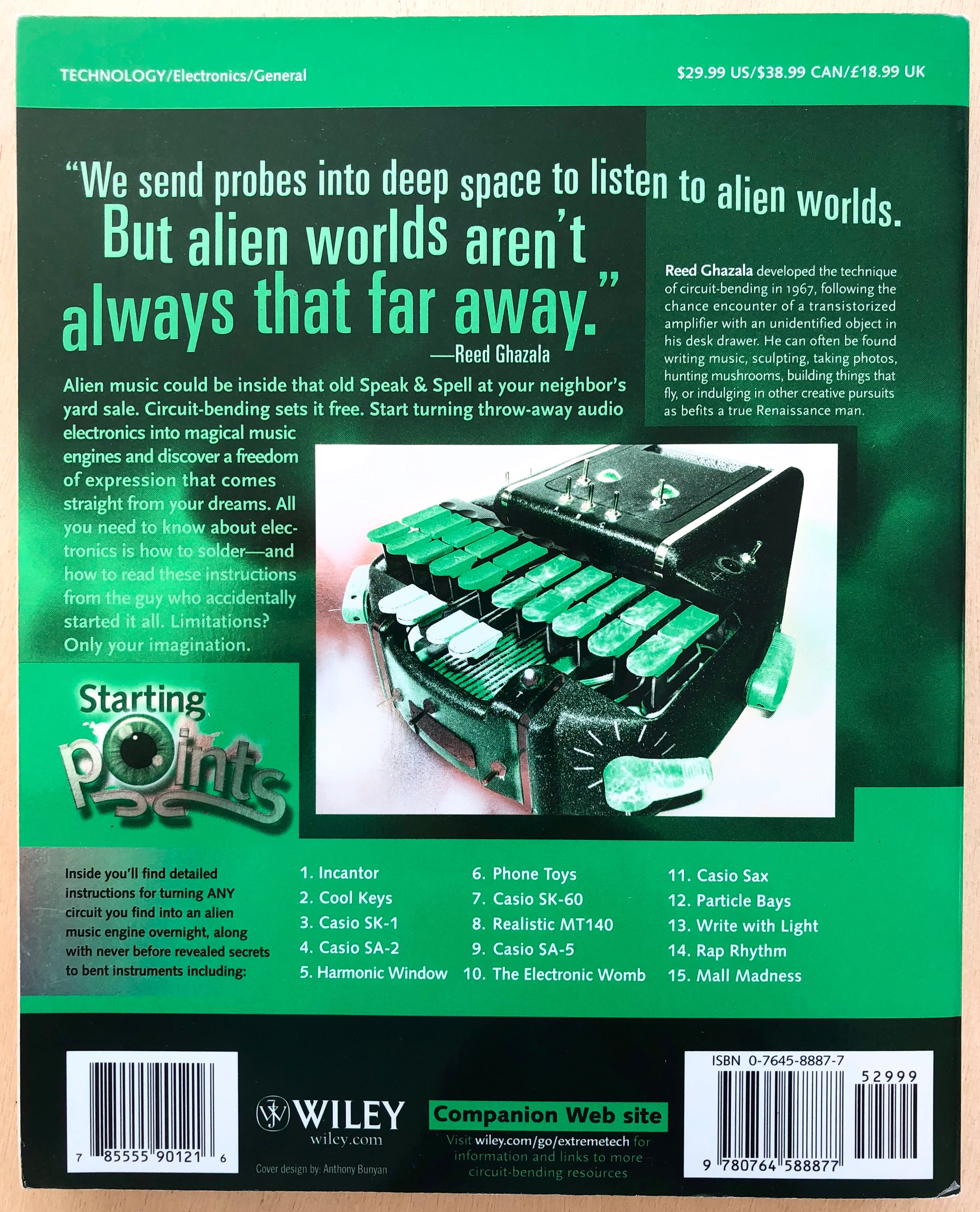 CIRCUIT-BENDING: CREATE YOUR OWN ALIEN INSTRUMENTS by Reed Ghazala ...