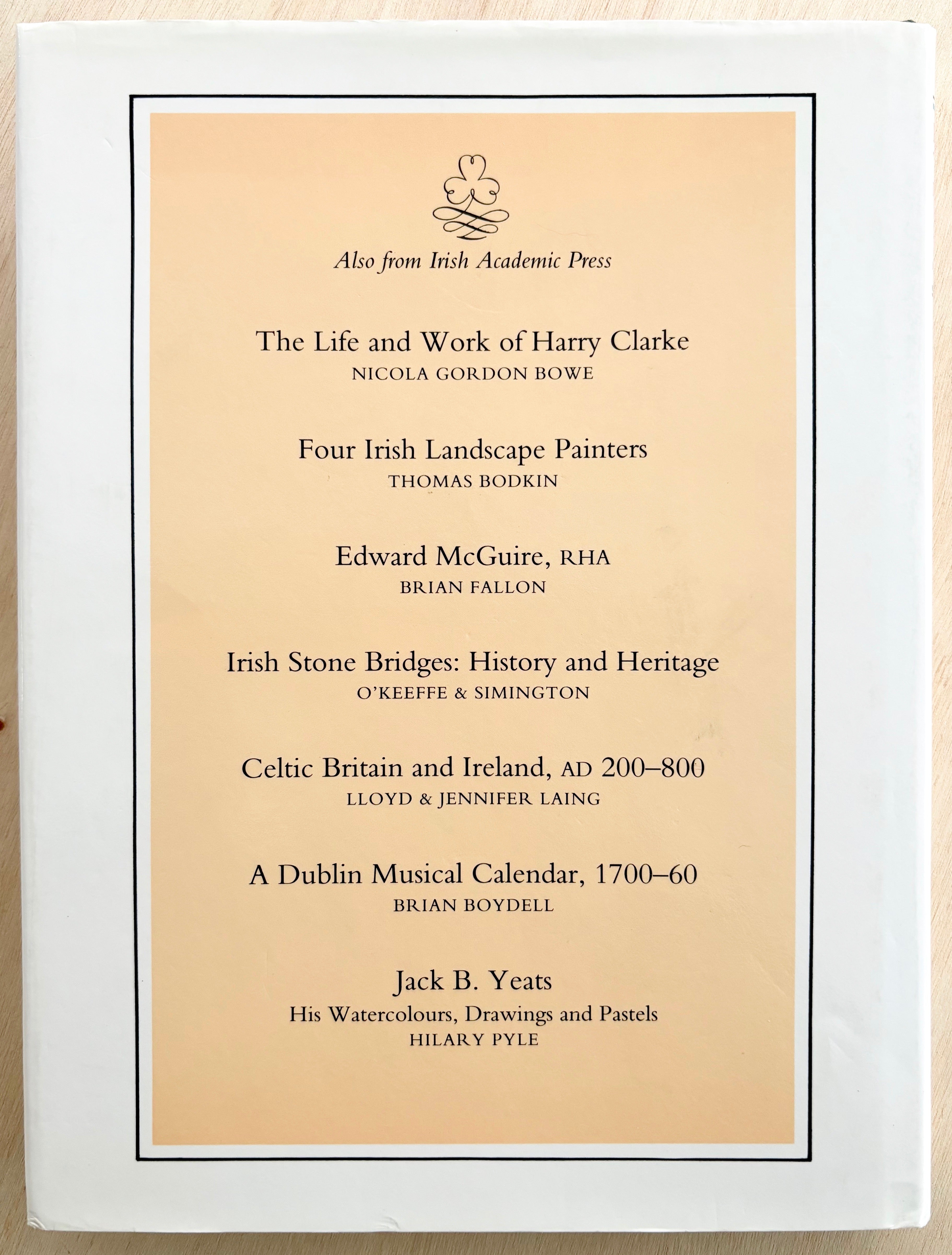 IRISH TYPE DESIGN A HISTORY OF PRINTING TYPES IN THE IRISH CHARACTER b ...