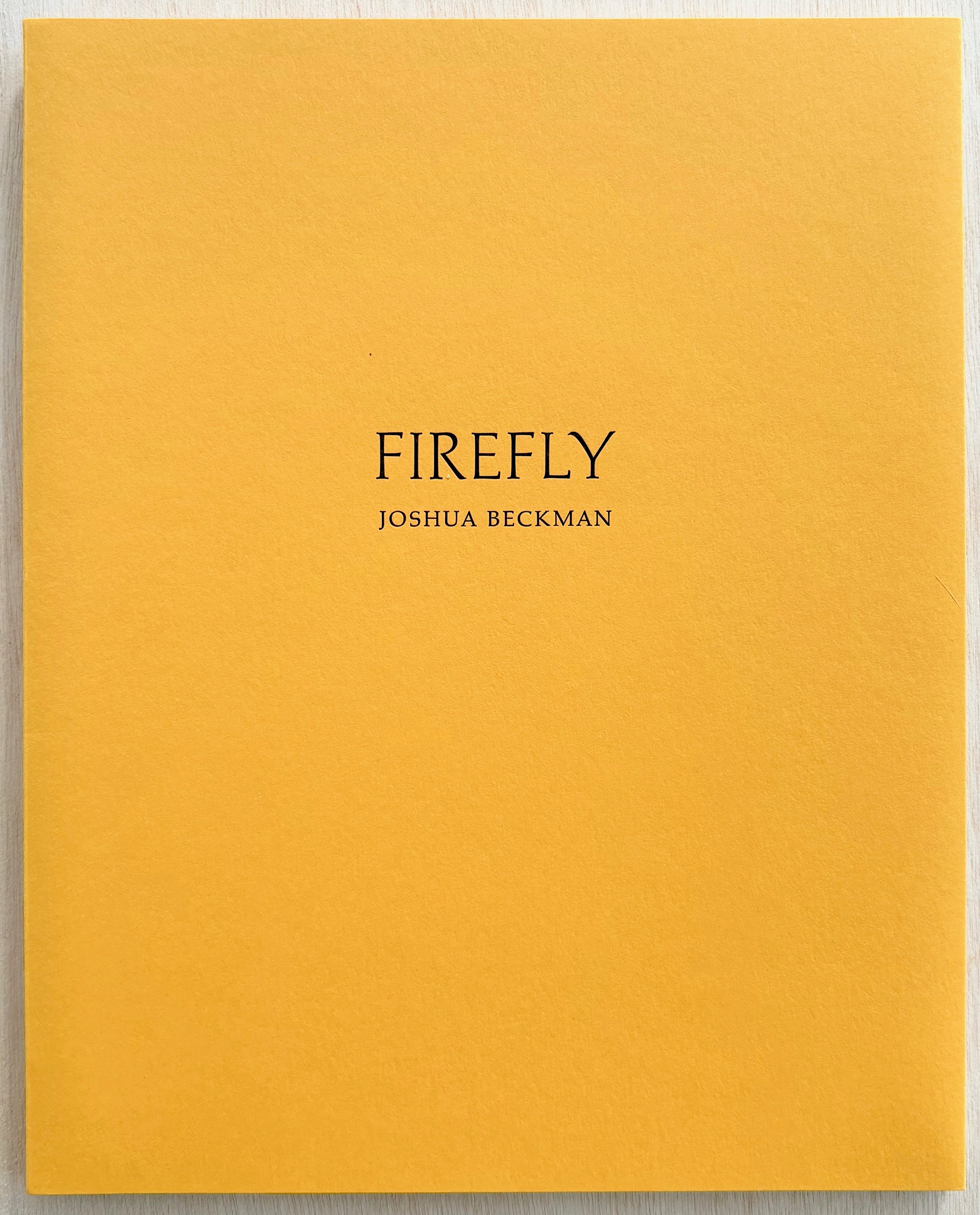 FIREFLY by Joshua Beckman, with artwork by Jon Beacham – Familiar Trees