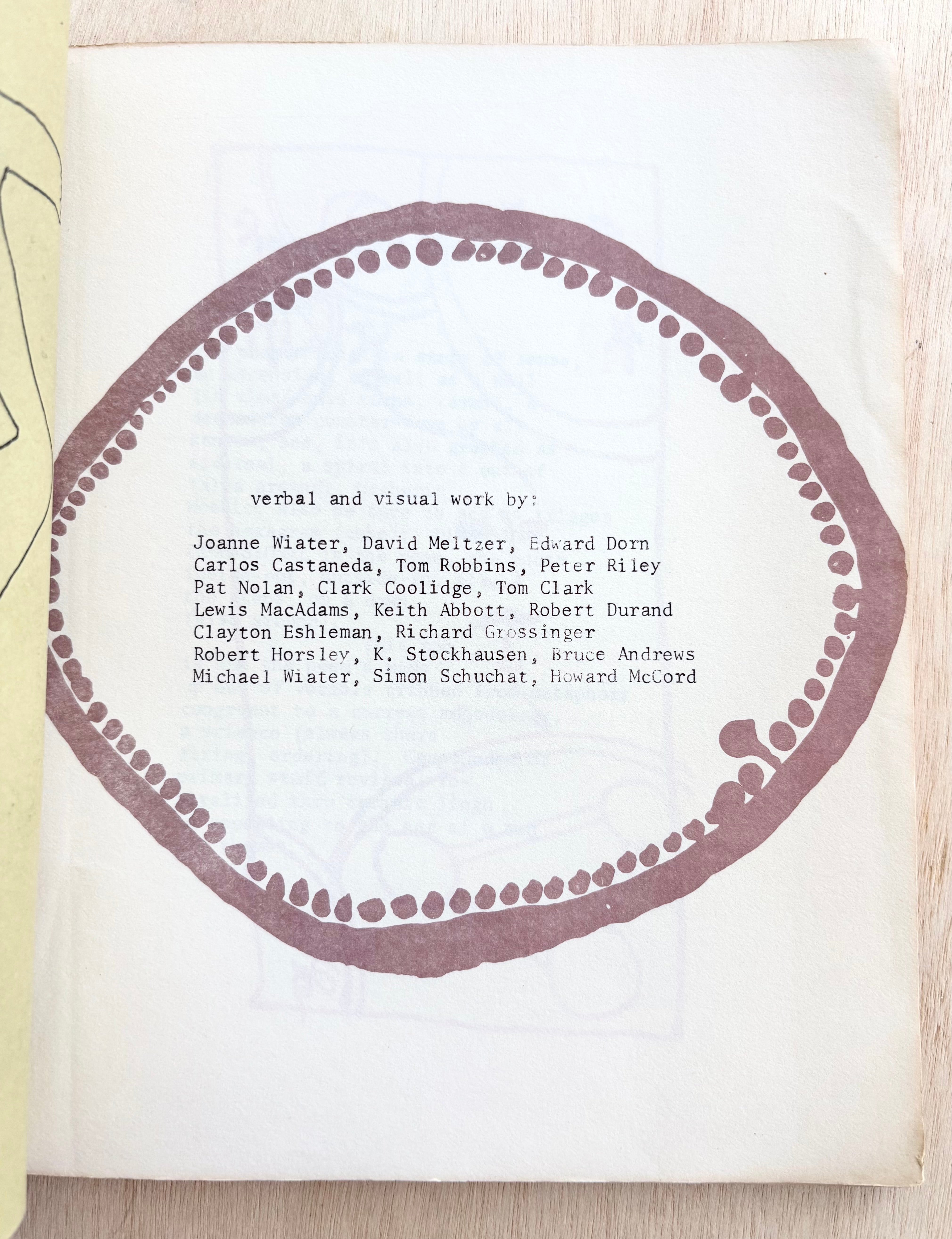 TOOTHPICK LISBON AND THE ORCAS ISLANDS #1, edited by Michael Wiater ...