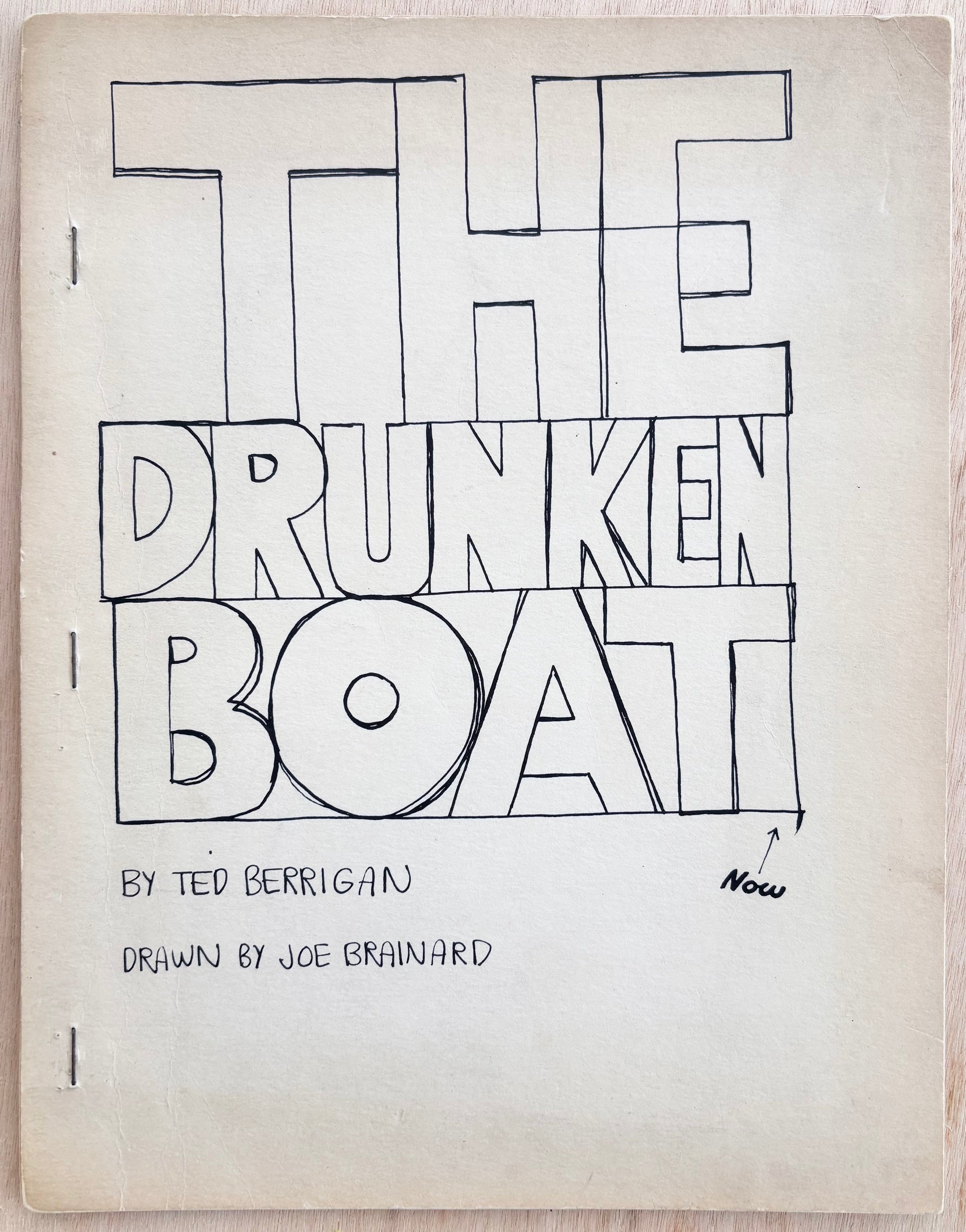 THE DRUNKEN BOAT, by Ted Berrigan, Illustrated by Joe Brainard ...