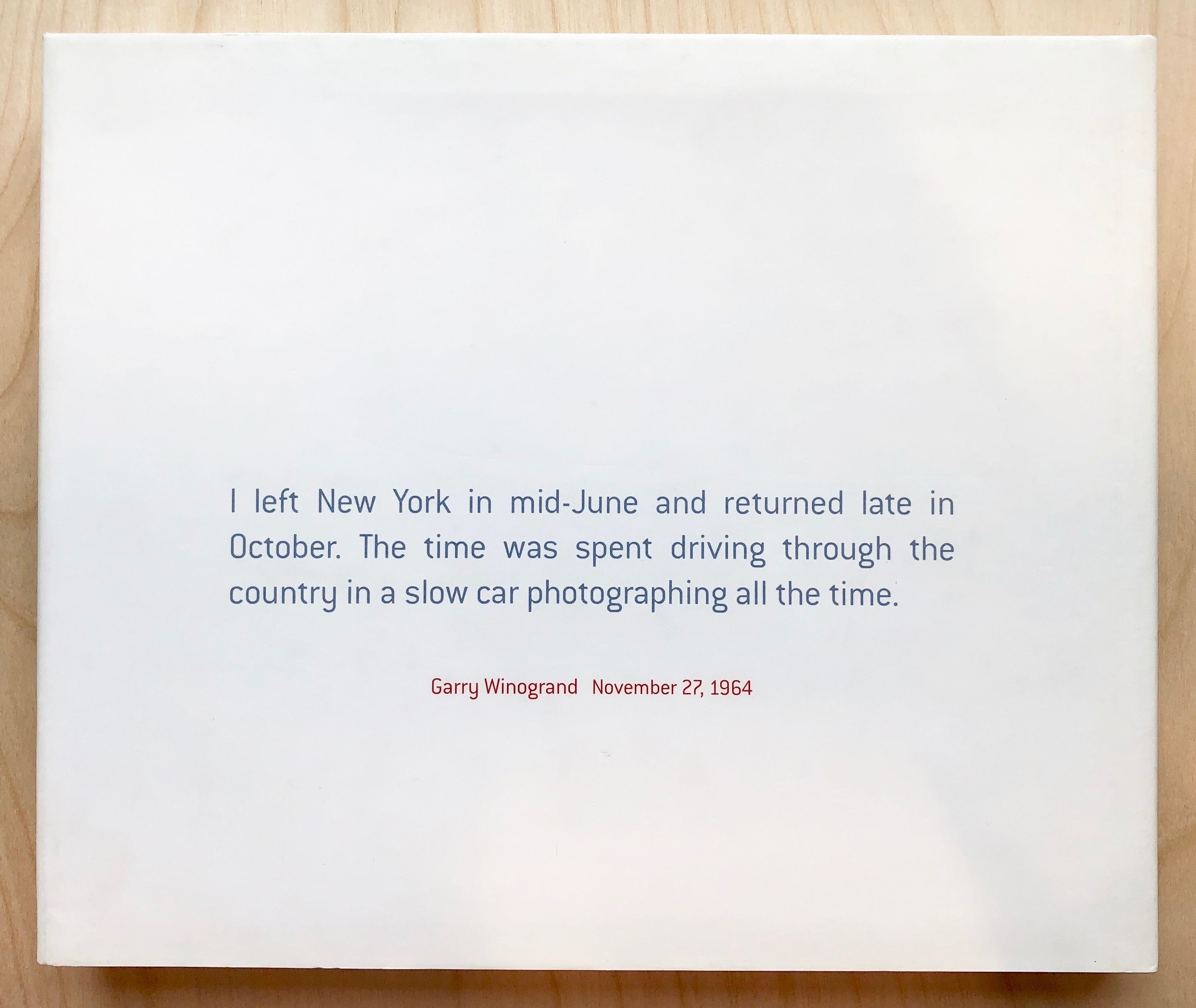 WINOGRAND 1964 by Trudy Wilner Stack – Familiar Trees