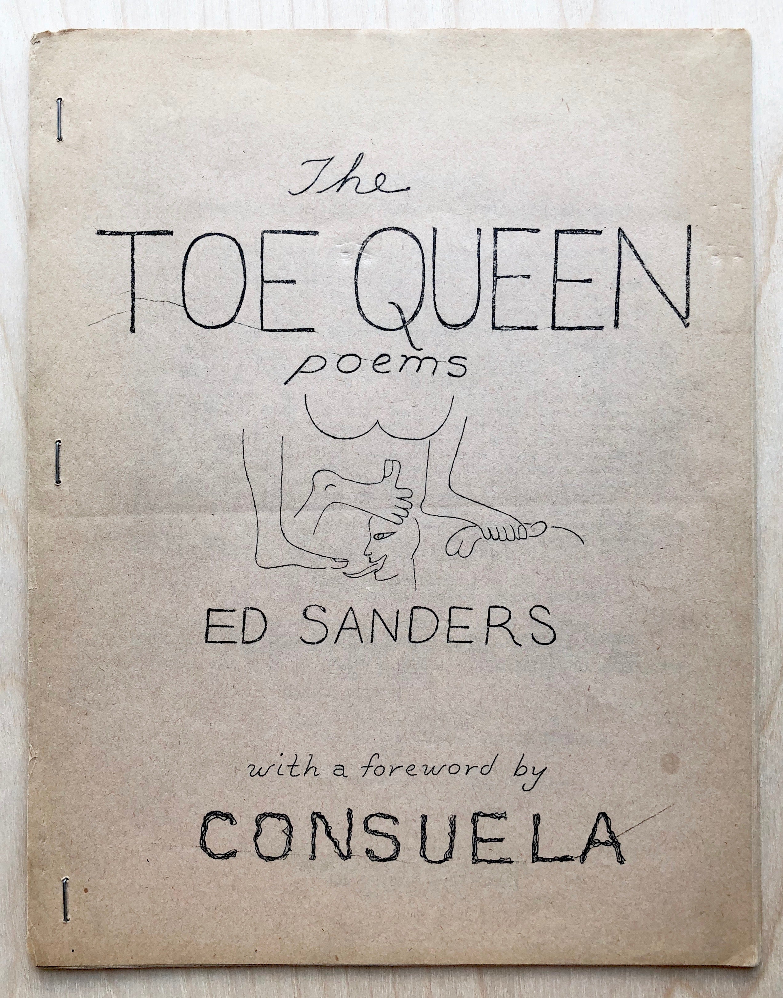 THE TOE QUEEN POEMS by Ed Sanders, with a forward by Consuela (SIGNED ...