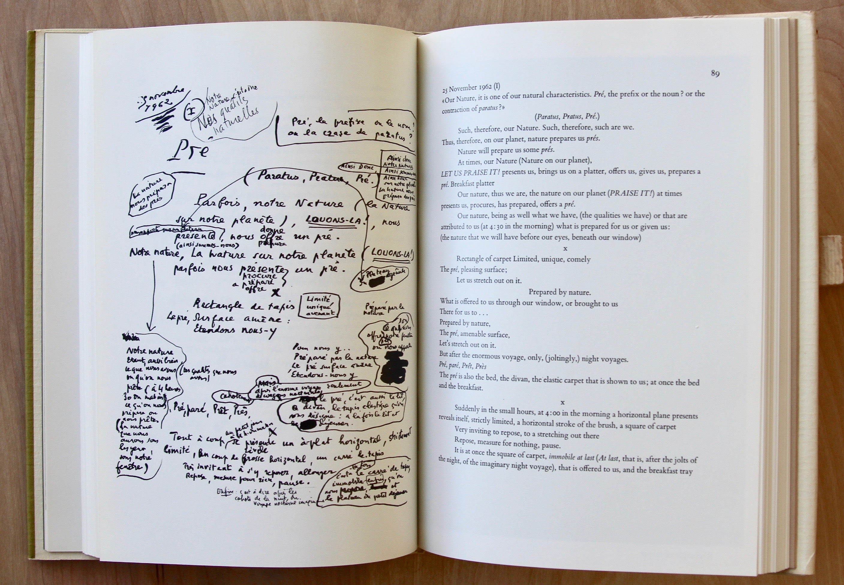 THE MAKING OF THE PRE by Francis Ponge – Familiar Trees