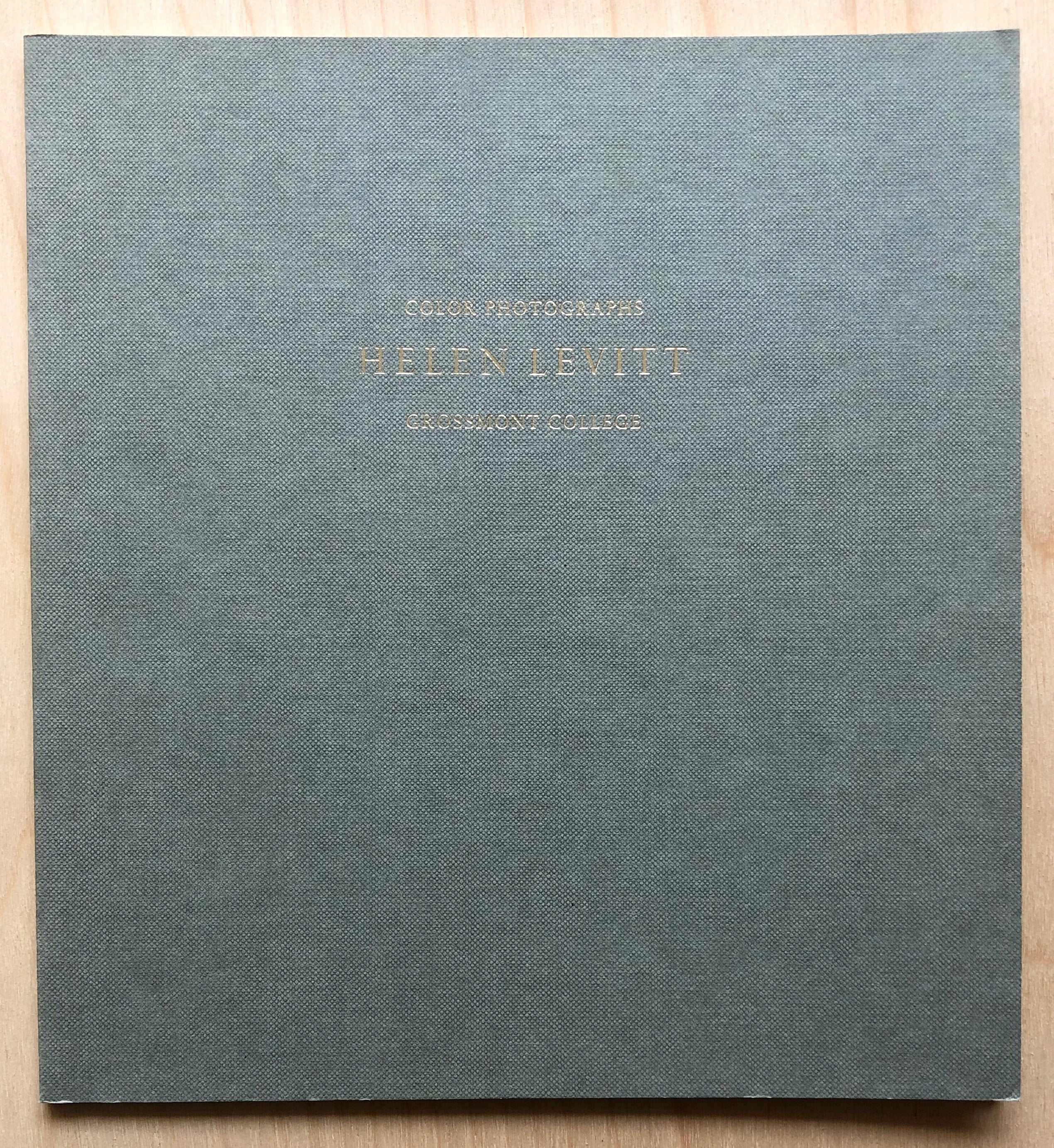 HELEN LEVITT: COLOR PHOTOGRAPHS text by Roberta Hellman and Marvin Hos ...